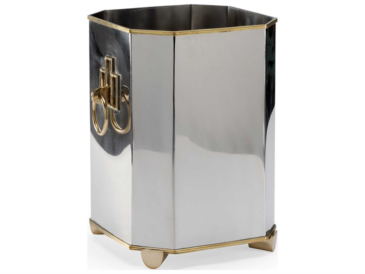 Chelsea House Nickle / Polished Storage Bin | CH384069