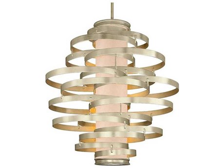 Corbett Lighting Vertigo Bronze / Gold Leaf Four-Light 30'' Wide ...