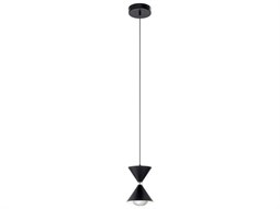 Elan Walman 1-Light Matte Black LED Linear Island Pendant | ELA84316MBK
