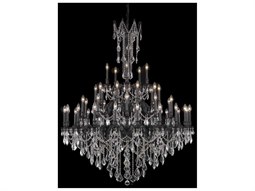 Fine Art Handcrafted Lighting Crystal Laurel 20-Light Gold Leaf ...