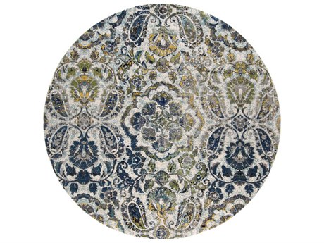 Feizy Rugs Brixton Abstract Area Rug | FZ3601FCOBALT