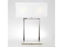 Global Views Antique Zinc Ombre Brass Black Buffet Lamp | GV790711