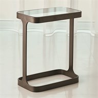 Global Views Laforge Round Glass End Table | GV790277