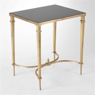 Global Views Wood Dark Walnut End Table | GV2363