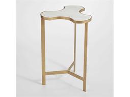 Global Views Round Metal Black Powder Coat End Table | GV881013