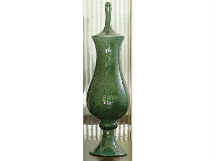 Global Views Small Emerald Tower Jar | GV1900