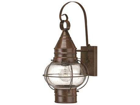 Hinkley Lighting Cape Cod Aged Zinc Incandescent Outdoor Wall Light ...