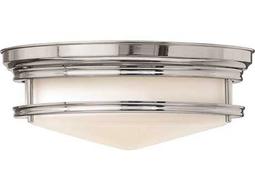 Hinkley Hadley Chrome Glass LED Drum Flush Mount | HY3308CM