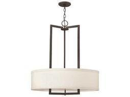 Hinkley Hampton 3-Light Brushed Bronze Drum Pendant | HY3204BR