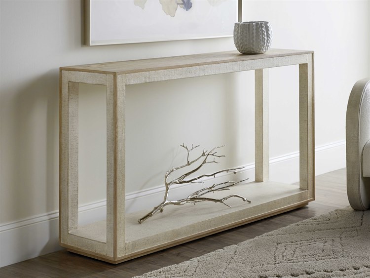 Hooker Furniture Cascade Round Wood Terrain Pebble Beach Console Table ...