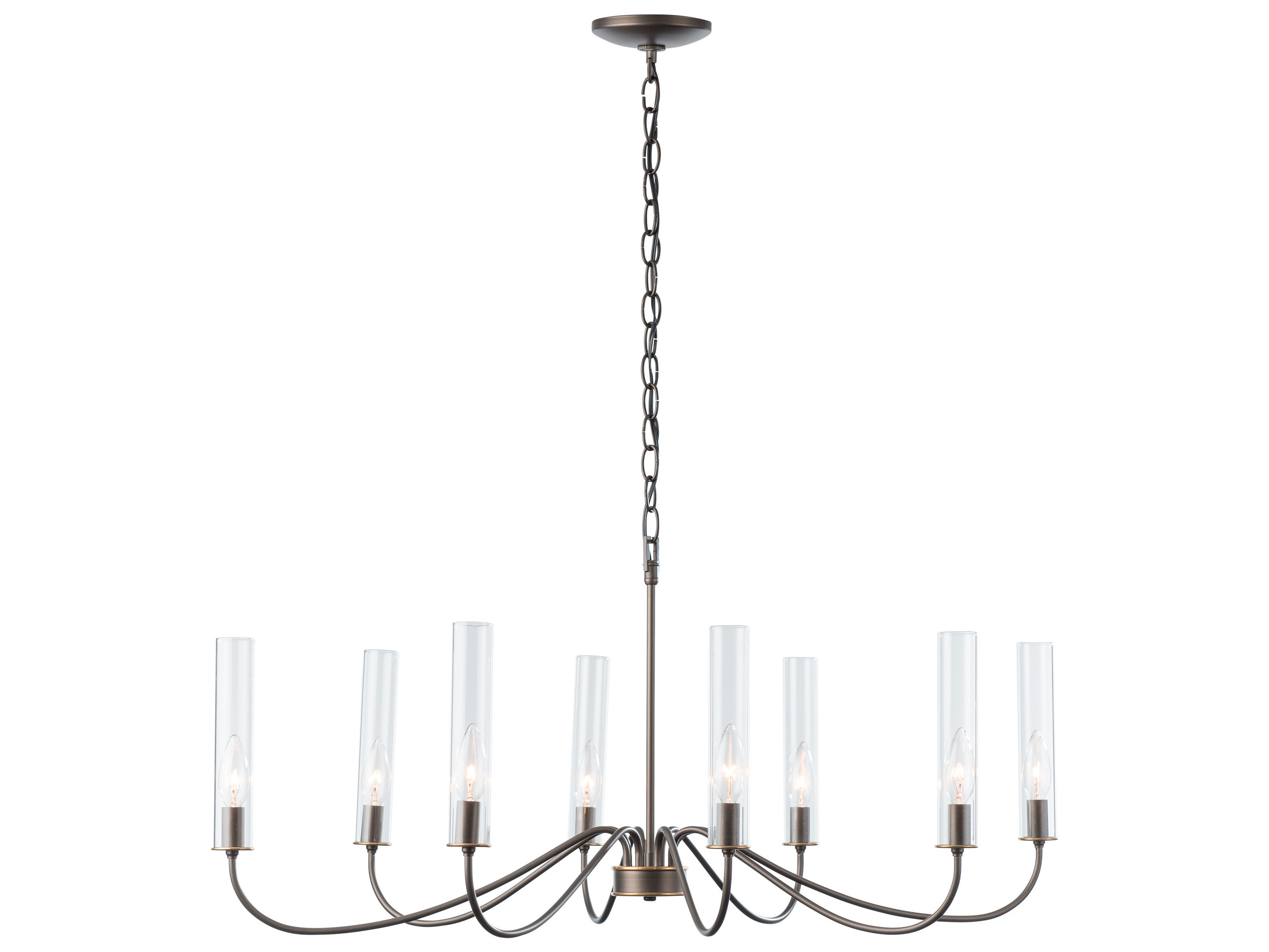 Hubbardton Forge Grace 36'' Wide Glass Medium Chandelier | HBF105050