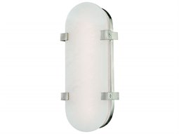 Hudson Valley Manhasset 1-Light Polished Nickel LED Wall Sconce | HV3328PN