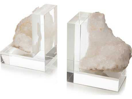 John Richard Pair of Quartz Crystal Bookends | JRJRA10466S2