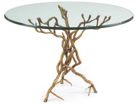 John Richard Tables " Round Glass Dining Table | JREUR100038