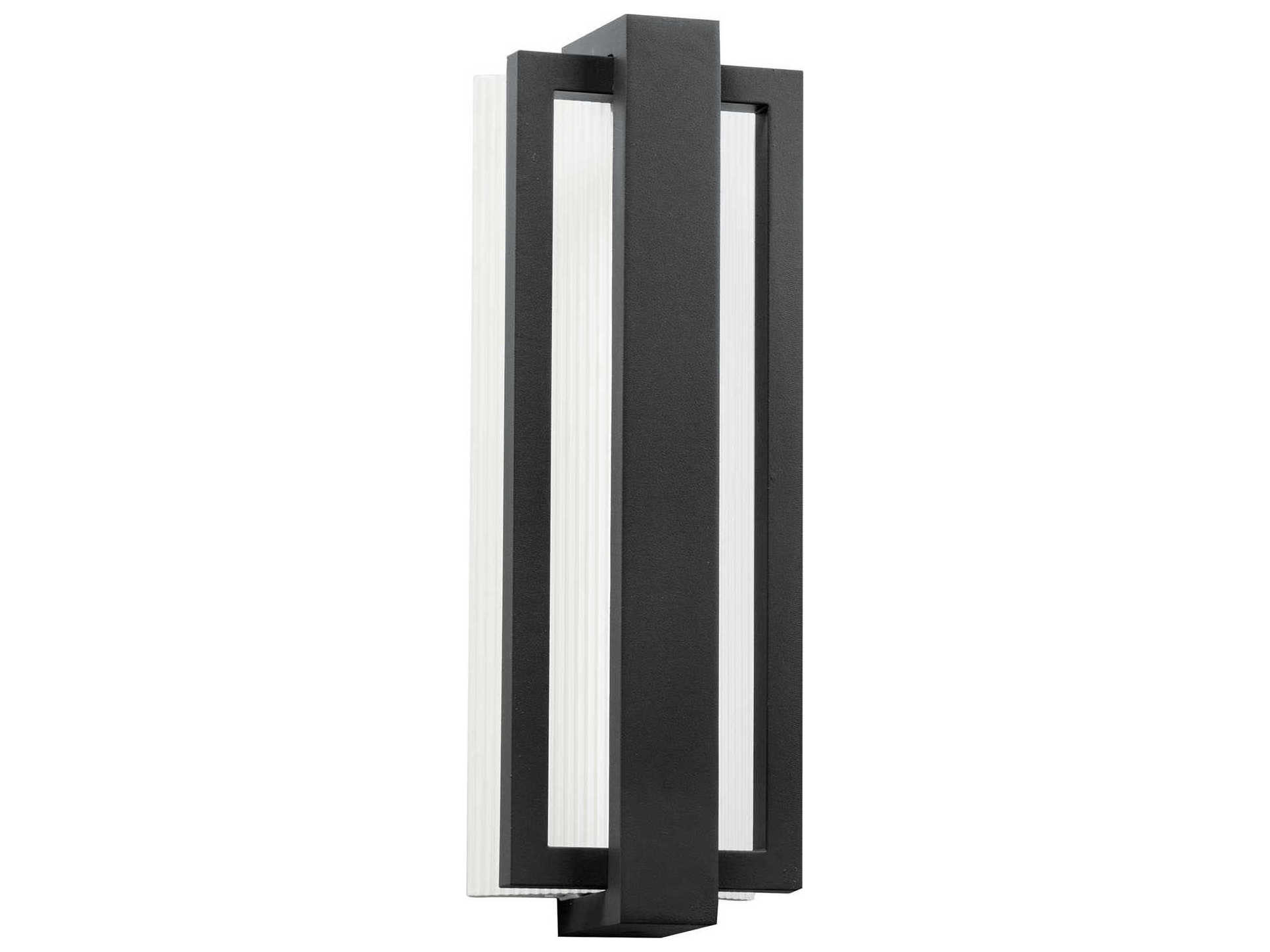 Kichler Lighting Sedo Satin Black 1-light 18'' High LED Outdoor Wall ...