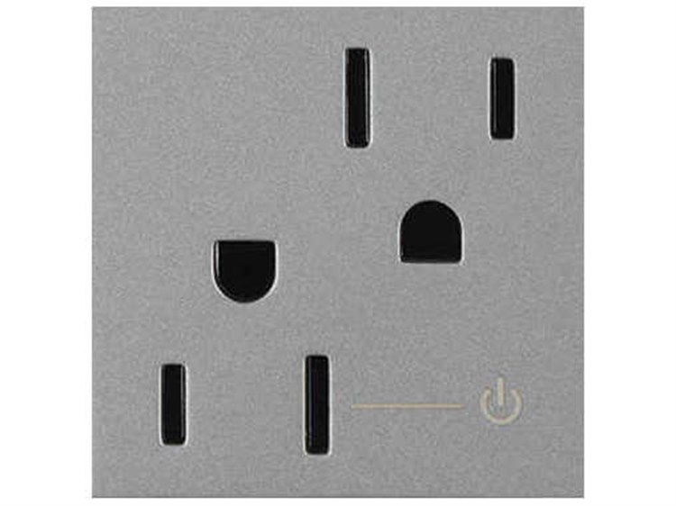 Legrand Outlets Magnesium Tamper-Resistant Half Controlled Outlet ...