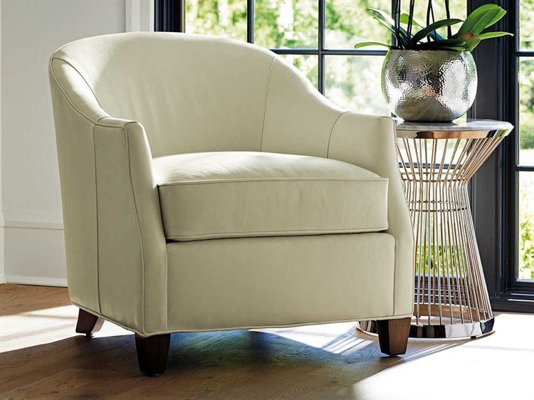 Lexington Ariana White Leather Accent Chair | LX01765711LL40