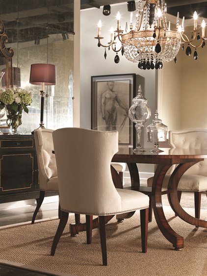 Lillian August Classics Portman Round Rosewood Dining Table | LNALA8201101