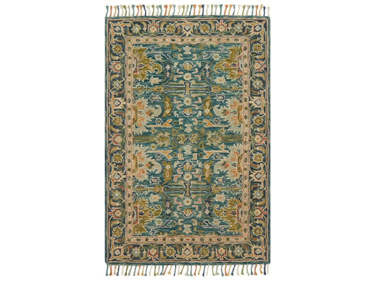 Loloi Rugs Zharah Floral Area Rug | LLZHARZR12BBNVREC
