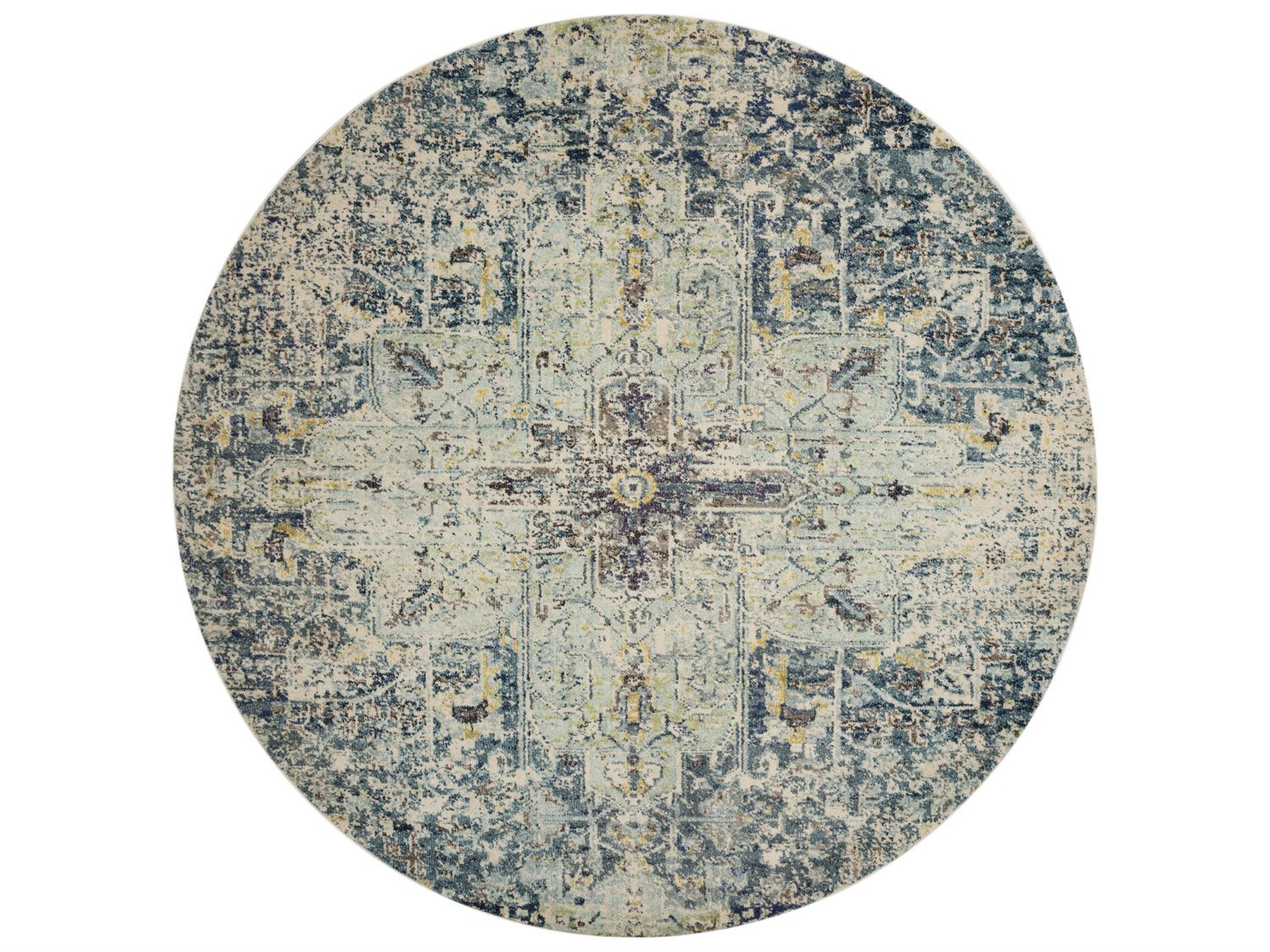 Loloi II Rugs Nadia Round Area Rug | LLLNADINN07AQNVROU