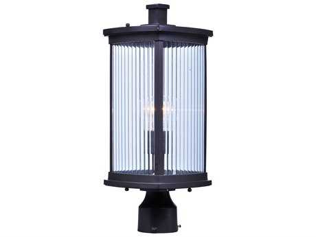 Capital Lighting Carriage House Black Three-Light 9.5'' Wide Outdoor ...