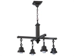 Meyda 1-Light Bronze Glass Pendant | MY210544