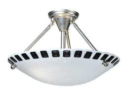 Hudson Valley Bregman 5-Light Aged Brass Glass LED Semi Flush Mount ...