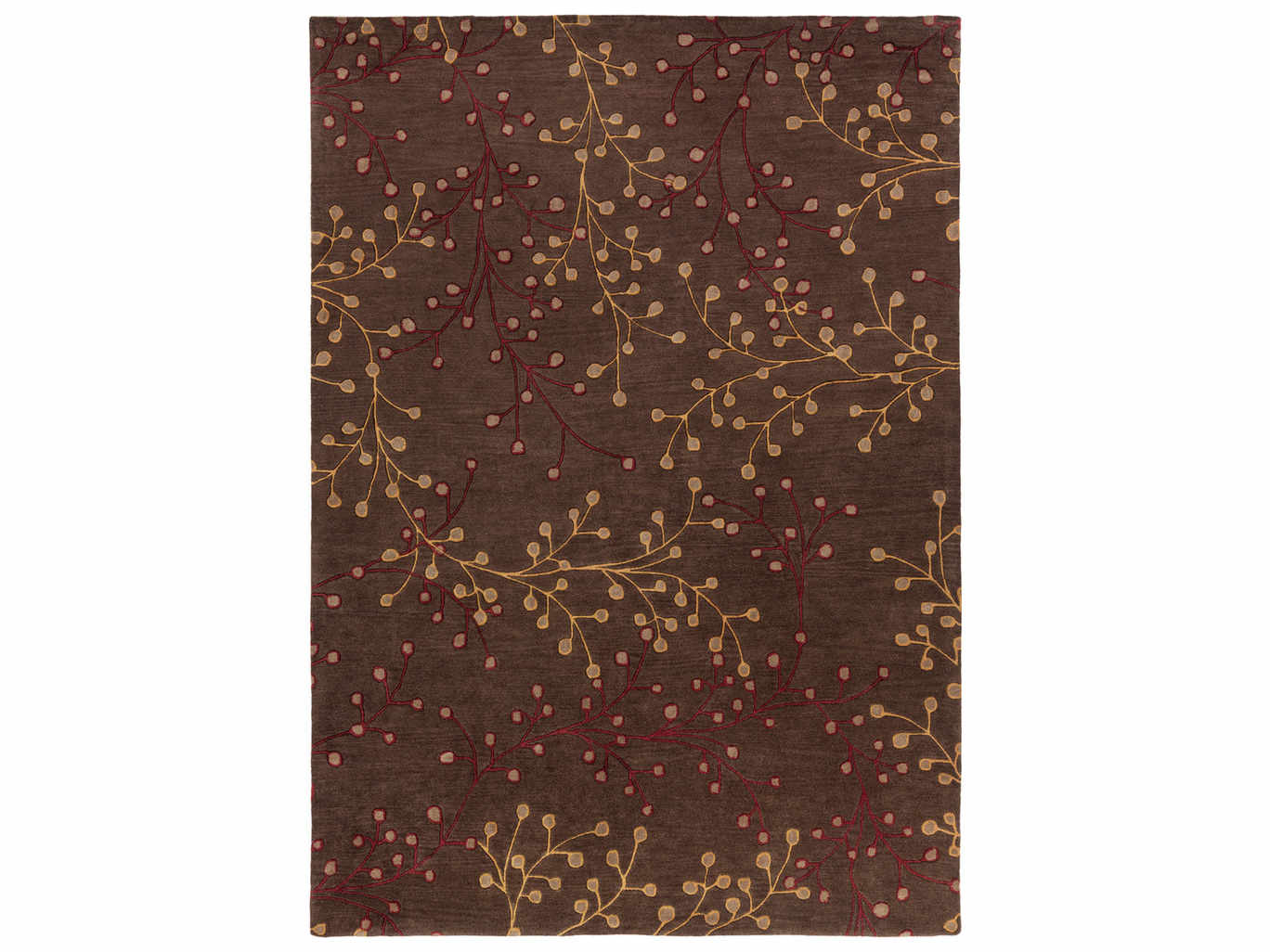 Surya Athena Rectangular Brown Area Rug | SYATH5052REC