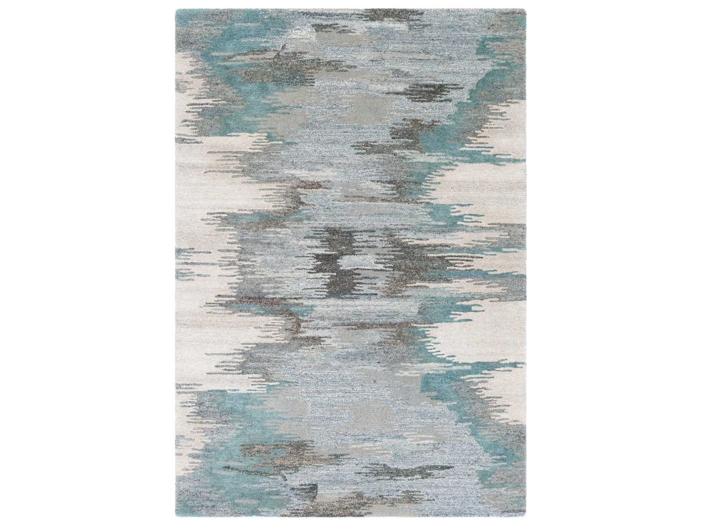 Surya Montclair Teal / Sea Foam / Beige Rectangular Area Rug | SYMTC2307REC