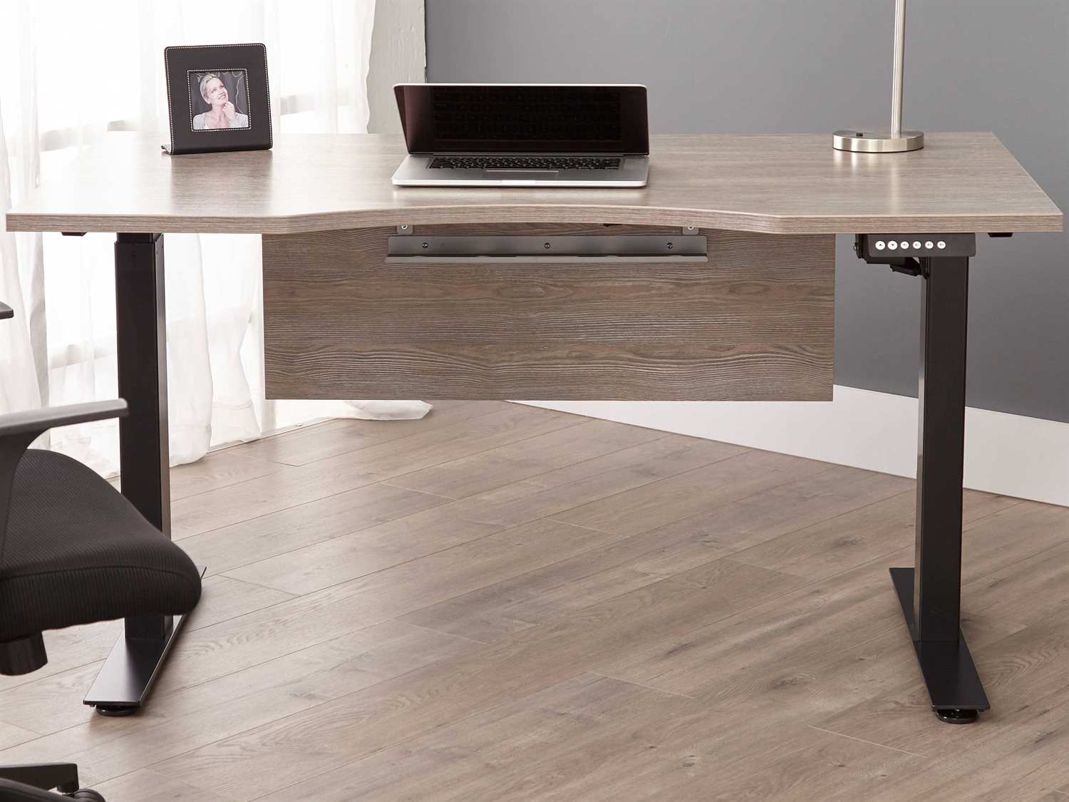 Unique Furniture Kalmar Grey Computer Desk | JEK5432SSGREY