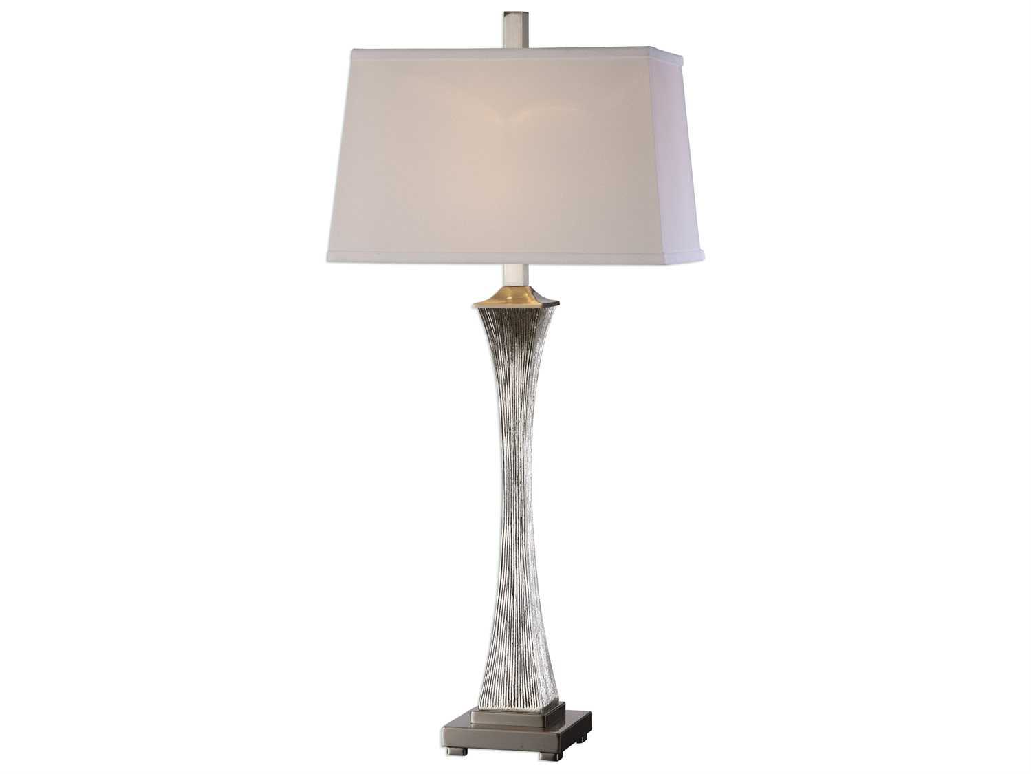 Uttermost Billy Moon Vella Silver Champagne Buffet Lamp | UT27236