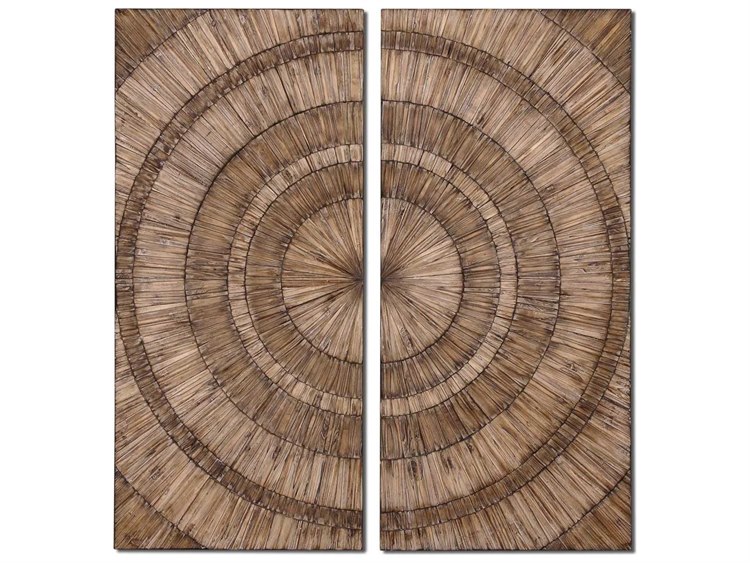 Uttermost Lanciano Wood Wall Art Set of 2 | UT07636