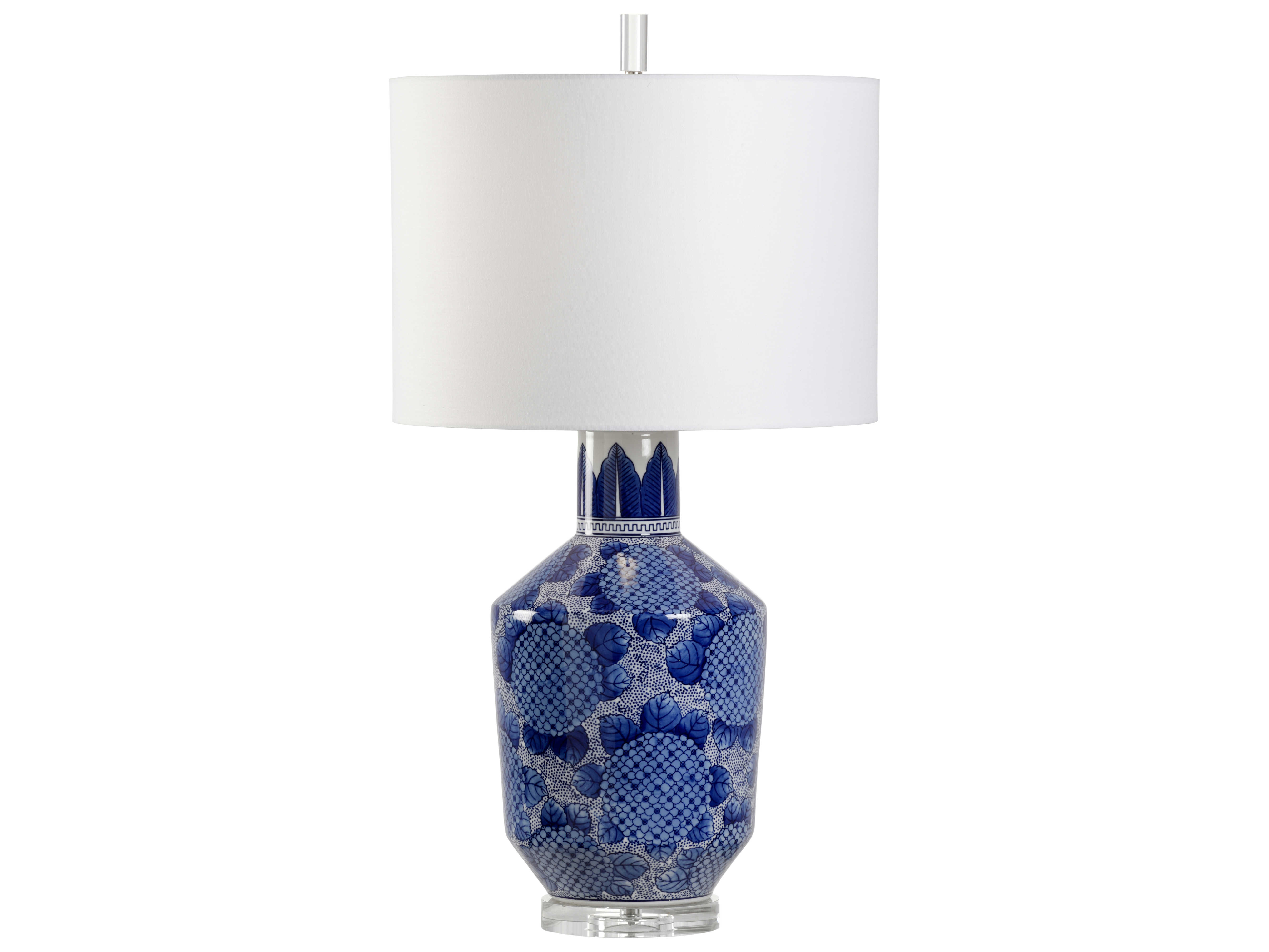Wildwood Blue / Whtie Glaze 1-light Buffet Lamp | WL60912