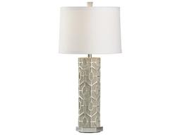 Wildwood Savoy Scorched Bronze Dark Natural Linen Buffet Lamp | WL22453
