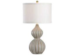 Wildwood Savoy Scorched Bronze Dark Natural Linen Buffet Lamp | WL22453
