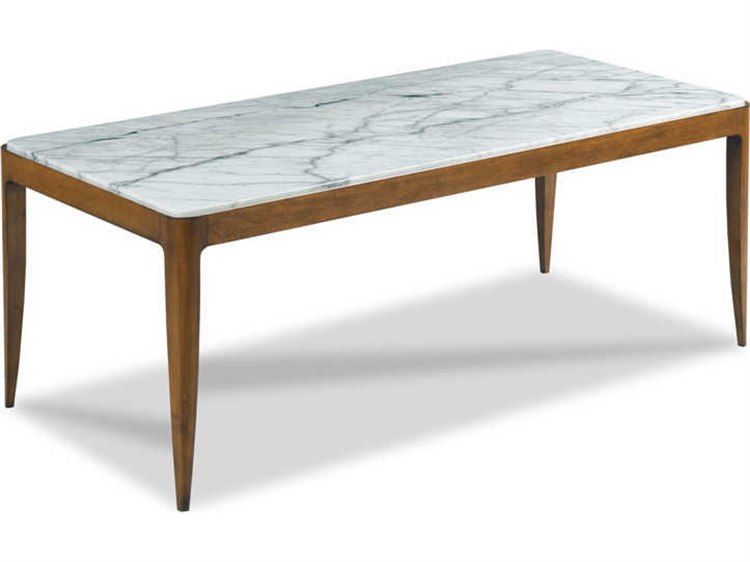 Woodbridge Jude 48" Rectangular Carrara Marble Lisse Cocktail Table ...