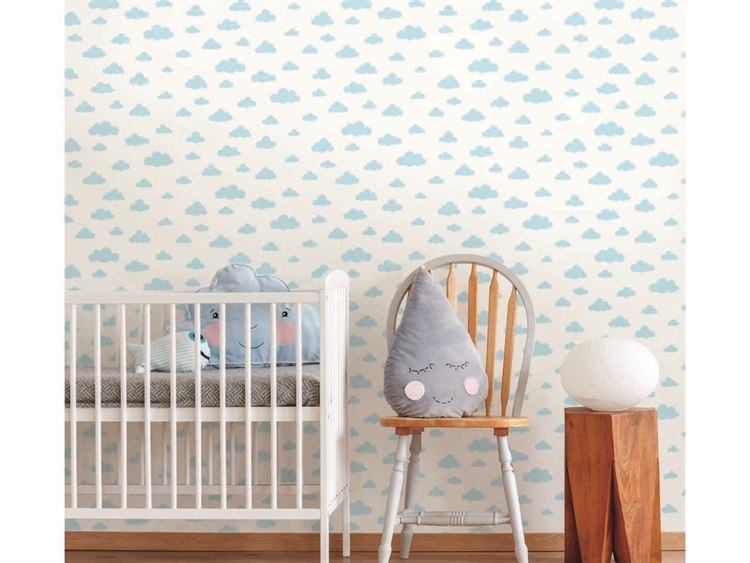 York Wallcoverings Disney Kids Vol-4 Bright Blue Disney Winnie the Pooh ...