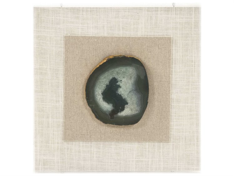 Zentique Green Geode Shadow Box | ZENZEN40063C